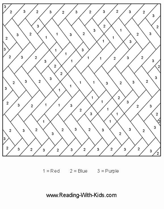 Alphabet color by number coloring pages